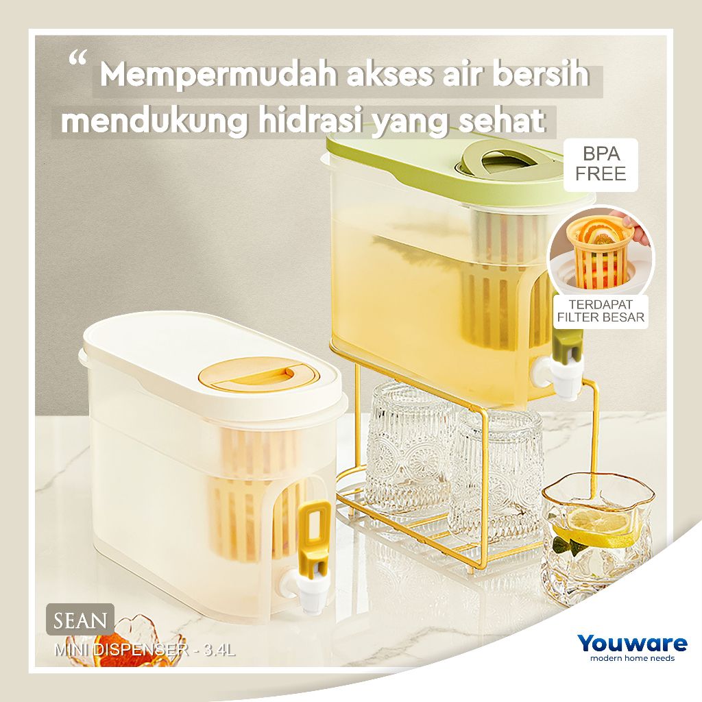 Jual Youware - Sean Dispenser Kulkas / Dispenser Jus Portable Refrigator Minuman Galon Air Mini ...