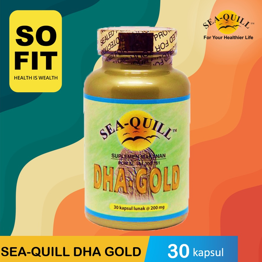 Jual Sea-Quill Dha Gold 200Mg Isi 30 Tablet / Sea Quill Dha Gold ...