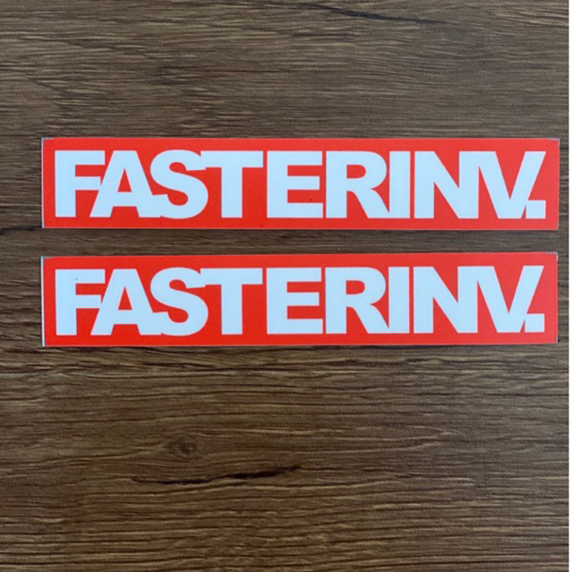 Jual stiker faster invader merah | Shopee Indonesia