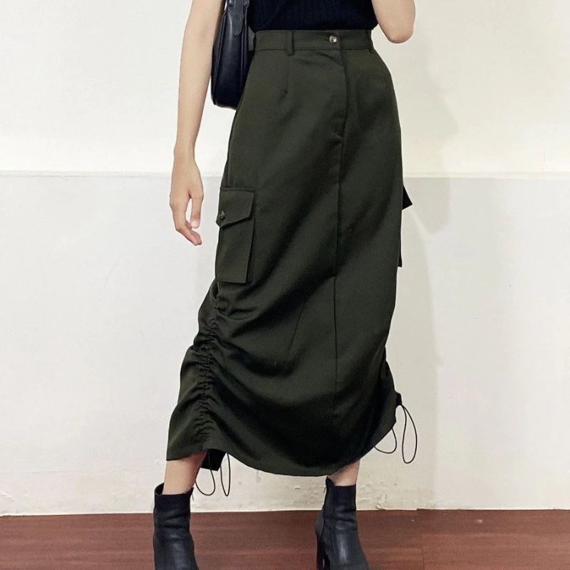 Jual Rok Cargo terbaru/Cargo Skirt Wanita | Shopee Indonesia