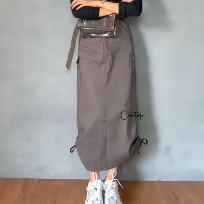 Jual Rok Cargo terbaru/Cargo Skirt Wanita | Shopee Indonesia