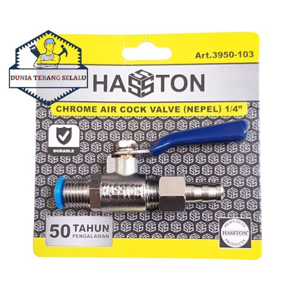 Jual HASSTON Kran Stop Keran Kompresor Angin 1/4'' inch Drat Kompressor ...