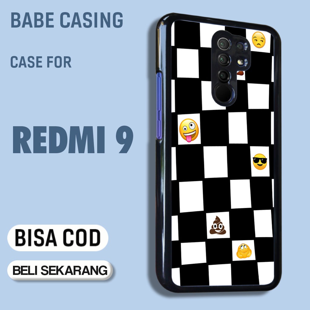Jual case hp redmi 9 terbaru motif aesthetic kotak abstrak art estetik ...