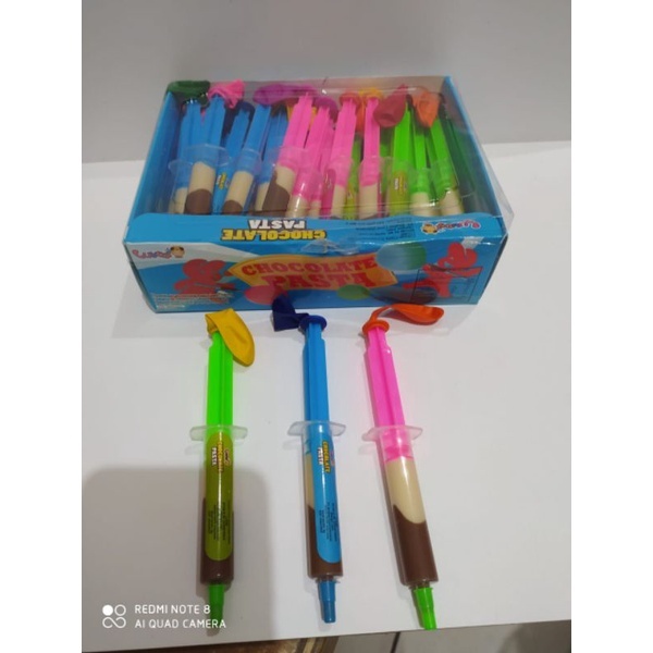 Jual Permen Cemilan Snack Suntikan Coklat Susu Balon Tiup Mainan Anak ...