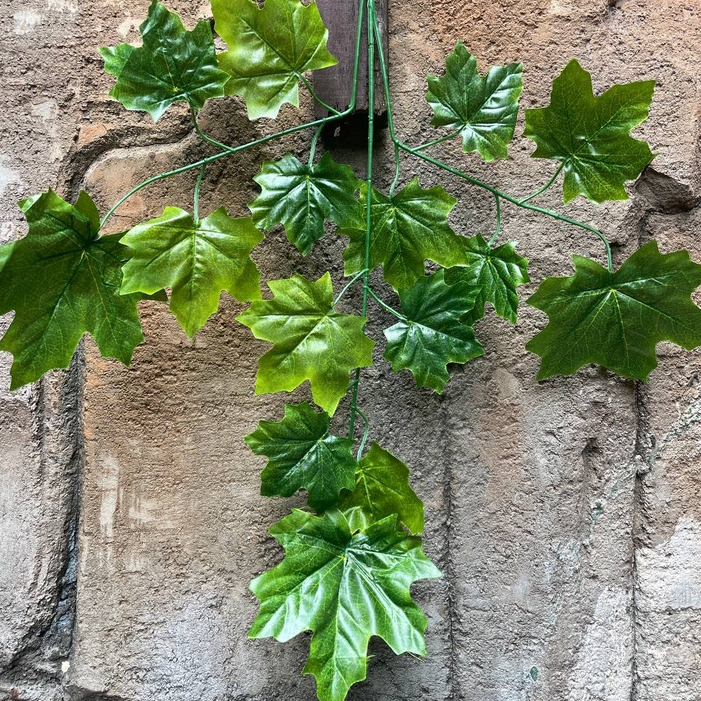 Jual Daun Anggur Tangkai Dekorasi Plastik Tanaman Hias Gantung ...