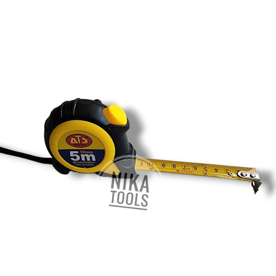 Jual Meteran Tarik Rol 5m Meter Auto Lock Stop ATS | Shopee Indonesia