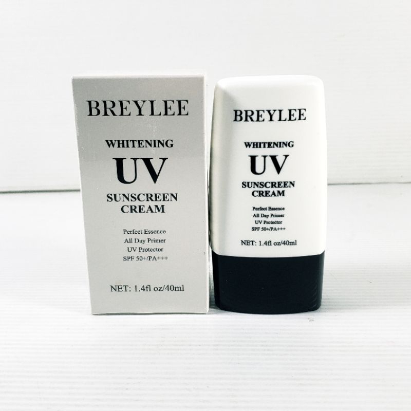 Jual Breylee Whitening Uv Sunscreen Cream SPF 50 40ml | Shopee Indonesia