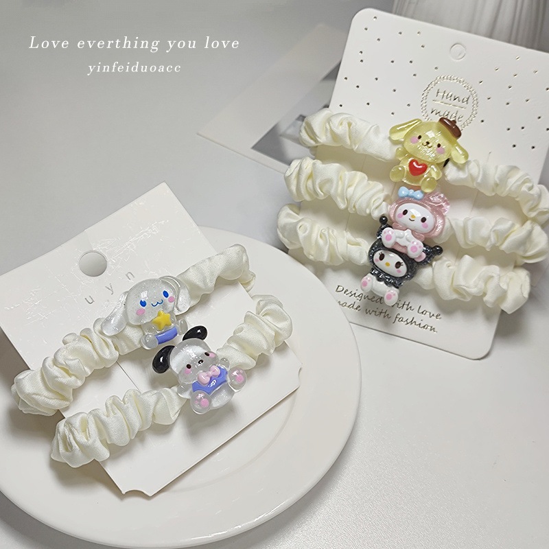 Jual Ikat rambut lucu Imut Sanrio karet gelang rambut kartun tali ...