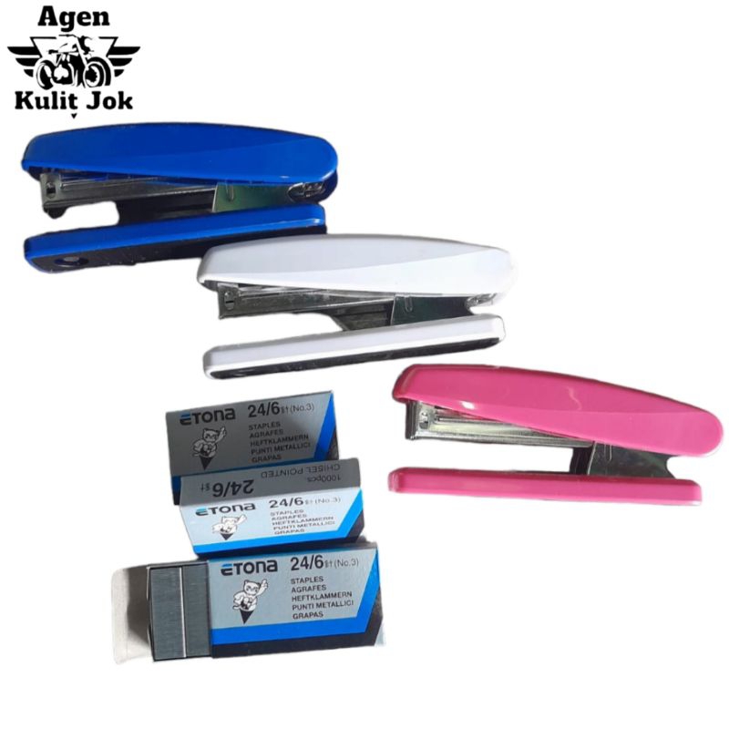 Jual isi staples jok motor merk ETONA NO.3/isi staples jok sepeda motor ...