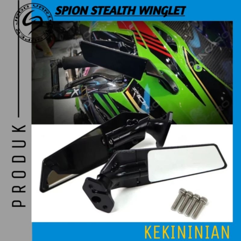 Jual Spion Stealth Winglet Xmax CBR Ninja ZX25R ZX10R ZX6R CBR250RR ...