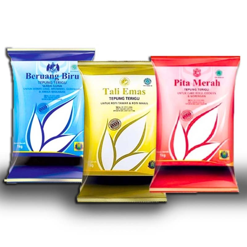 Jual Tepung beruang biru 1kg / tepung pita merah 1kg / tepung tali emas ...