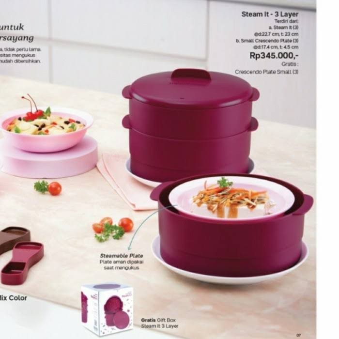 Jual Tupperware steam it 3 layer | Shopee Indonesia