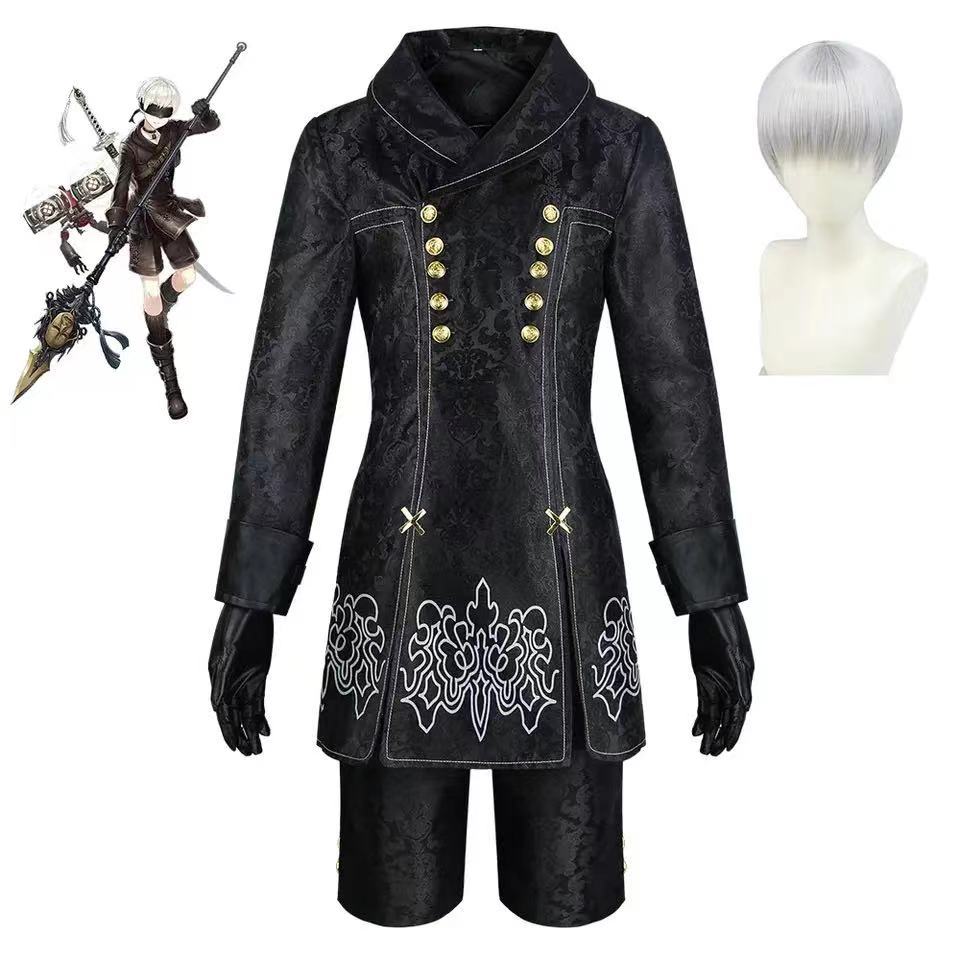 Jual Nier Automata Cosplay Costume Yorha 9S No.9 Type S Outfit Games ...