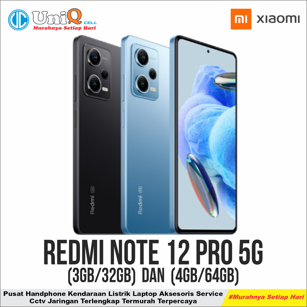 Jual XIAOMI REDMI NOTE 12 PRO 5G (8GB/256GB) GARANSI RESMI | Shopee ...