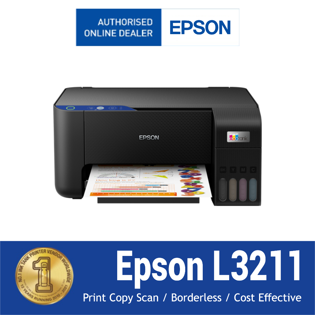 Jual Epson EcoTank L3211 A4 All-in-One Ink Tank Printer | Shopee Indonesia