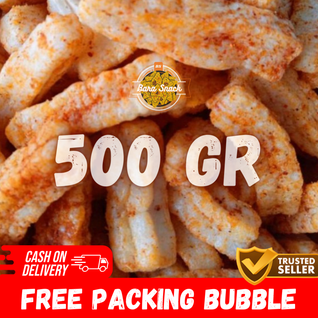 Jual [ 500gr ] Kerupuk Seblak Soto Pedas / Stik Seblak Pedo Merah ...