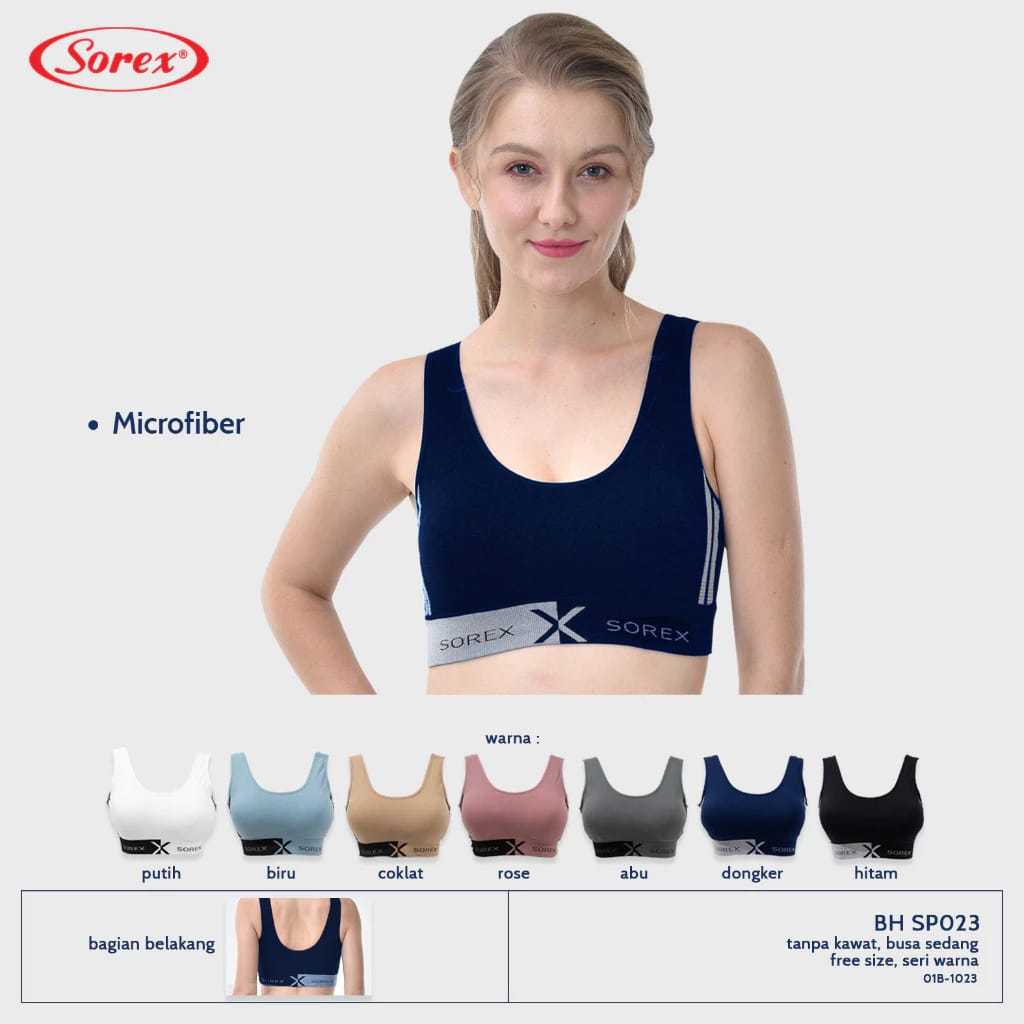 Jual Bra Stretch Sport Busa - Tanpa Kawat Sorex SP023 / BH Olahraga ...