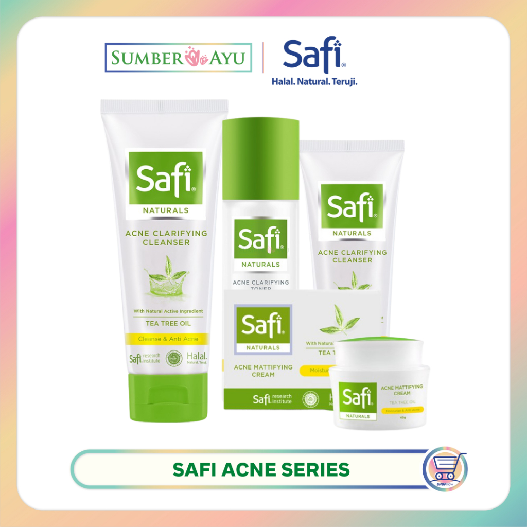 Jual Safi White Natural Anti Acne Series | Shopee Indonesia