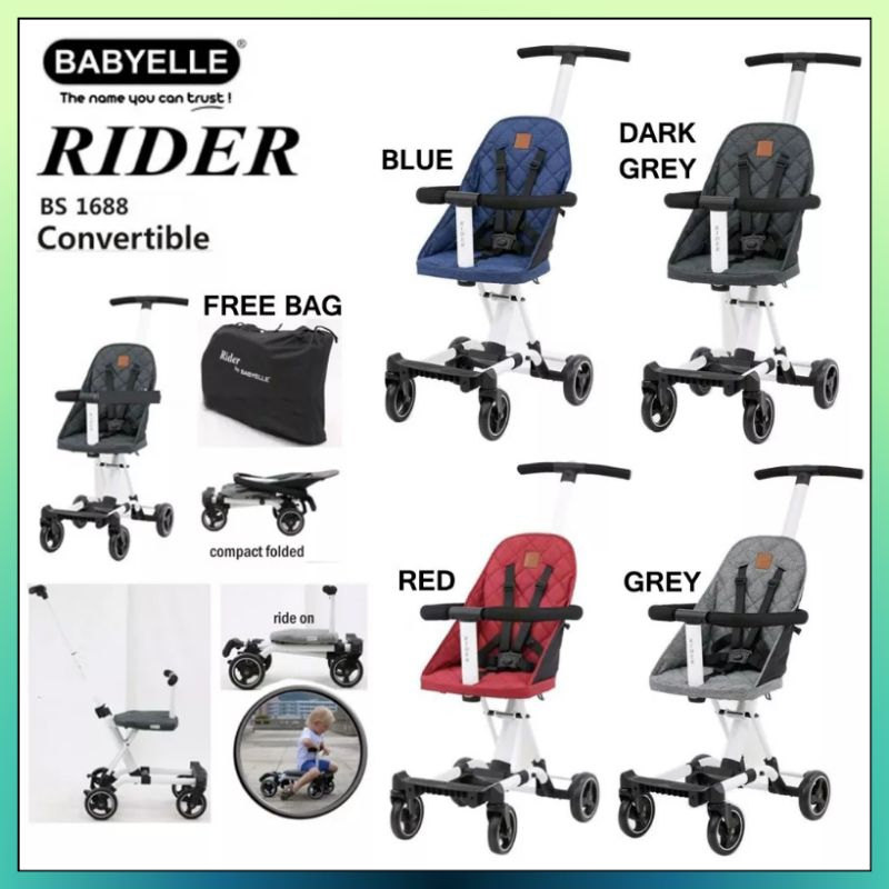 Jual Baby Elle Rider Convertible Rider BS / MAGIC STROLLER BABY ELLE ...