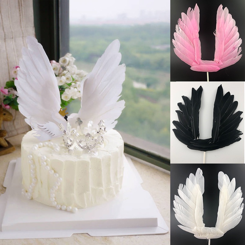 Jual Topper sayap malaikat/Hiasan cake sayap/Topper Lucu dan kualitas ...