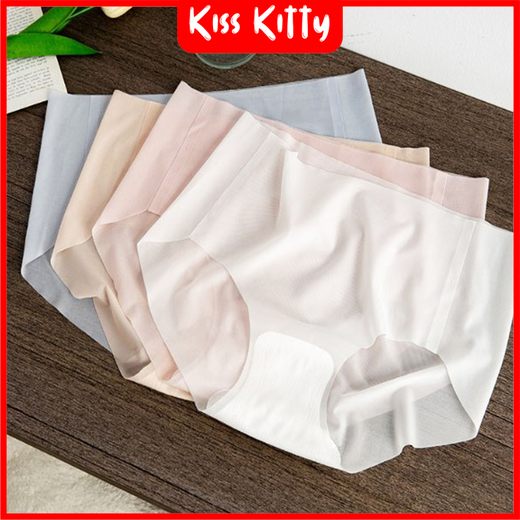 Jual Celana Dalam Wanita Anti Gerah Semi Transparan Seamless CD Lembut Tanpa Jahitan Anti ...