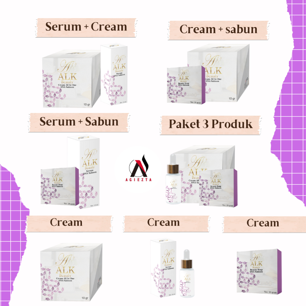 Jual Paket Bundling Cream Alk | Shopee Indonesia