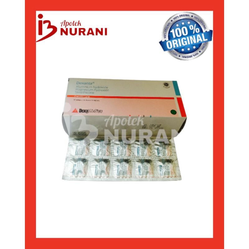 Jual DEXANTA TABLET PERBOK OBAT MAAG DAN NYERI LAMBUNG | Shopee Indonesia