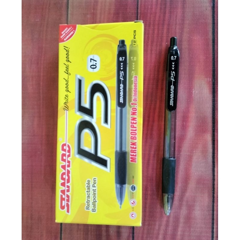 Jual Pulpen Standard P5 0,7mm (per 1 kotak) | Shopee Indonesia