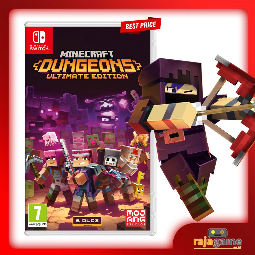 Jual Nintendo Switch Minecraft Dungeons Ultimate Edition | Shopee Indonesia
