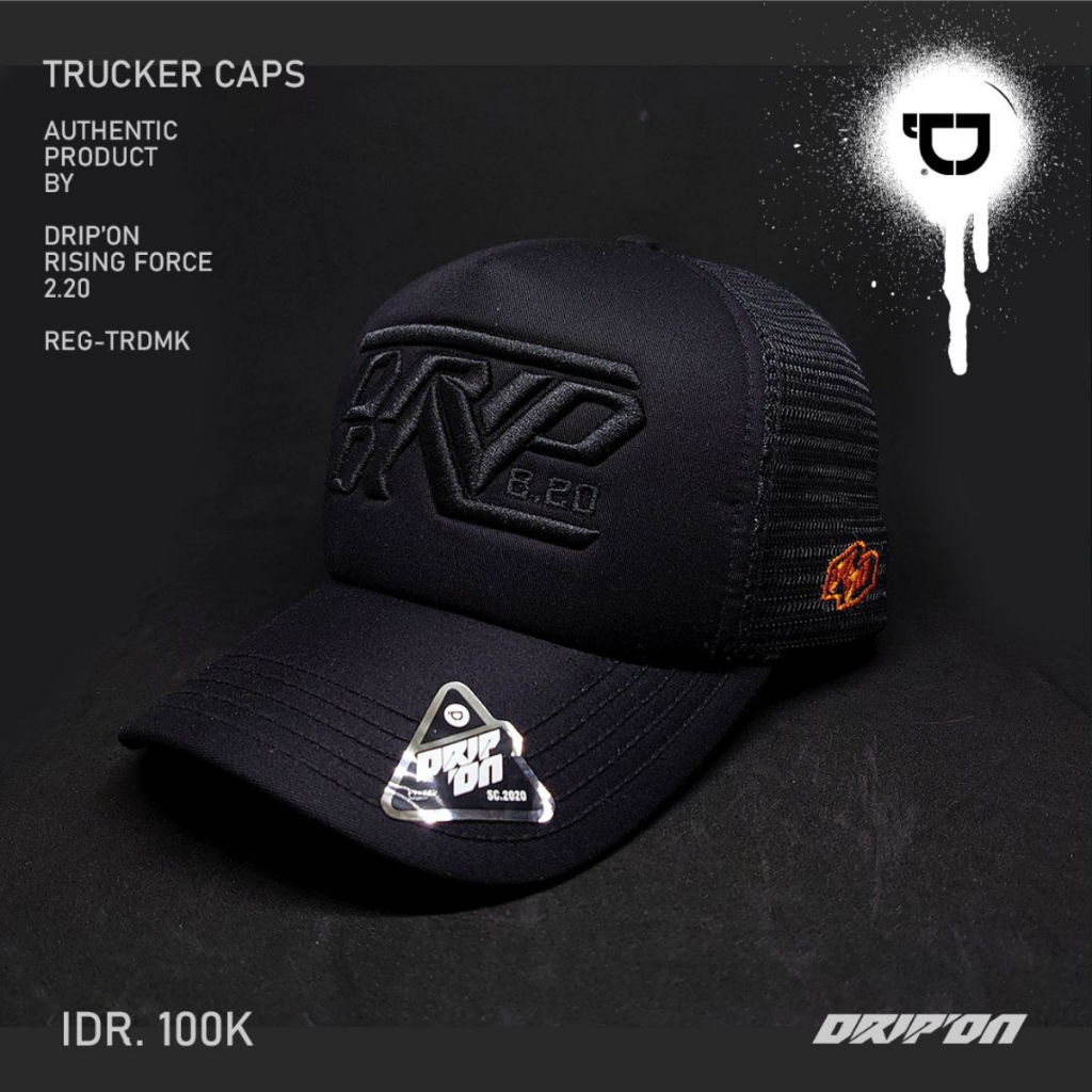 Jual Drip On Topi Trucker Jaring Pria Dewasa Original DO002 | Shopee ...