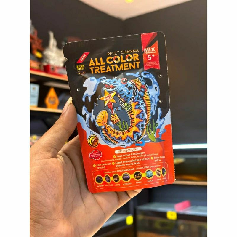 Jual PELET CHANA ALL COLOUR TREATMENT BANGFISH AQUATIC | Shopee Indonesia