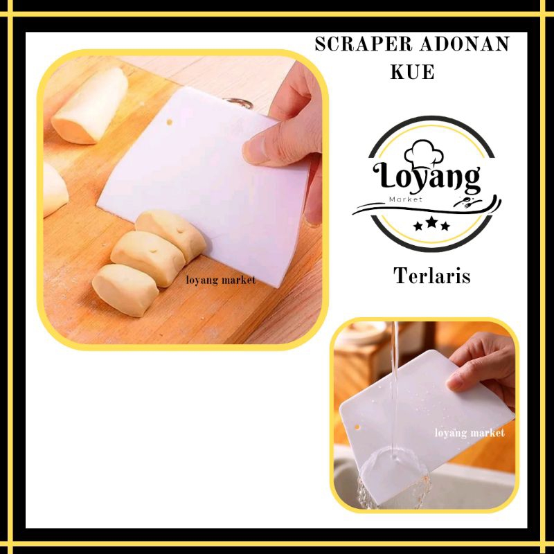 Jual Screper adonan kue / kape pemotong adonan roti food grade | Shopee ...
