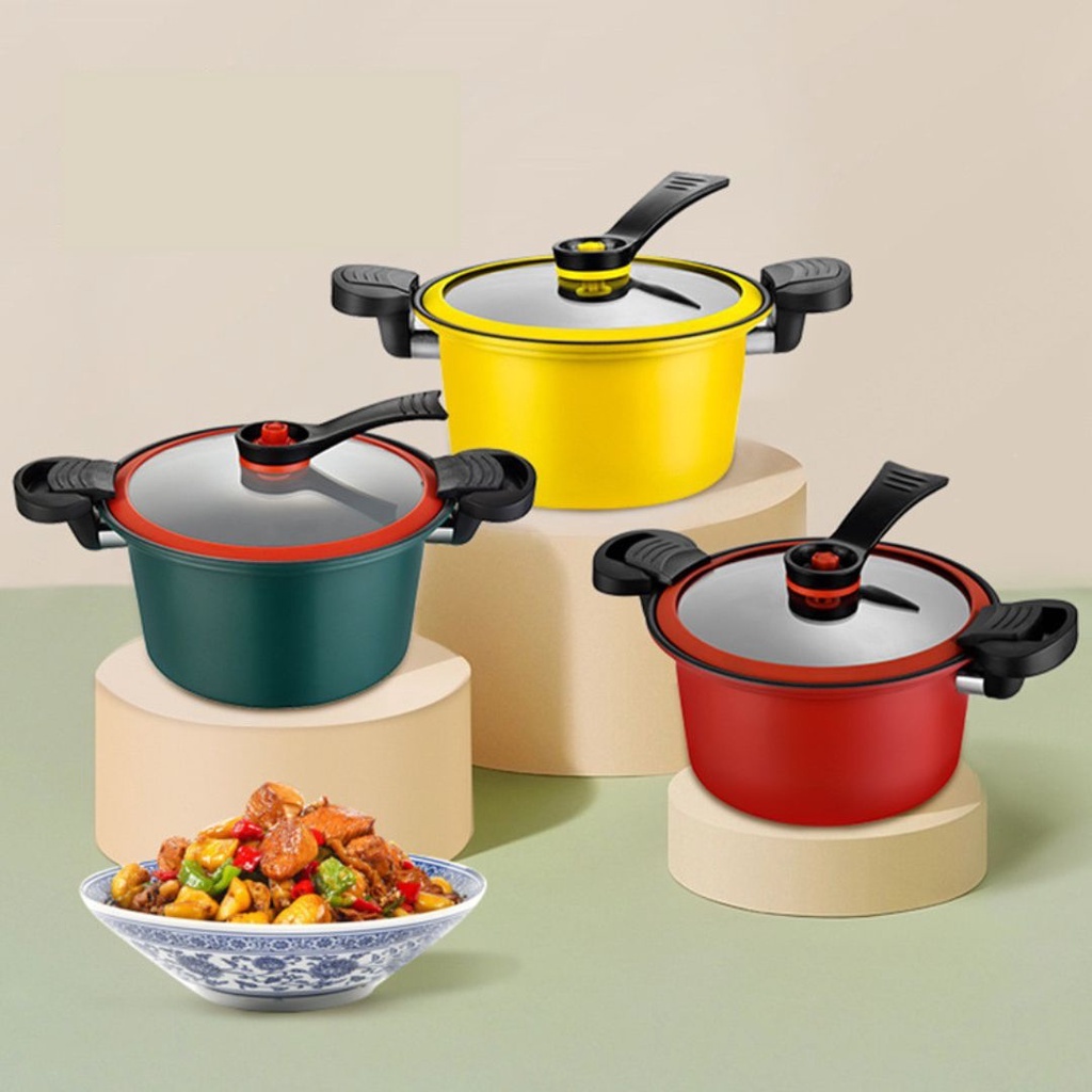 Jual Panci Presto 3.5Liter Teflon Micro Pressure Cooker TOTIPOTENT POT ...