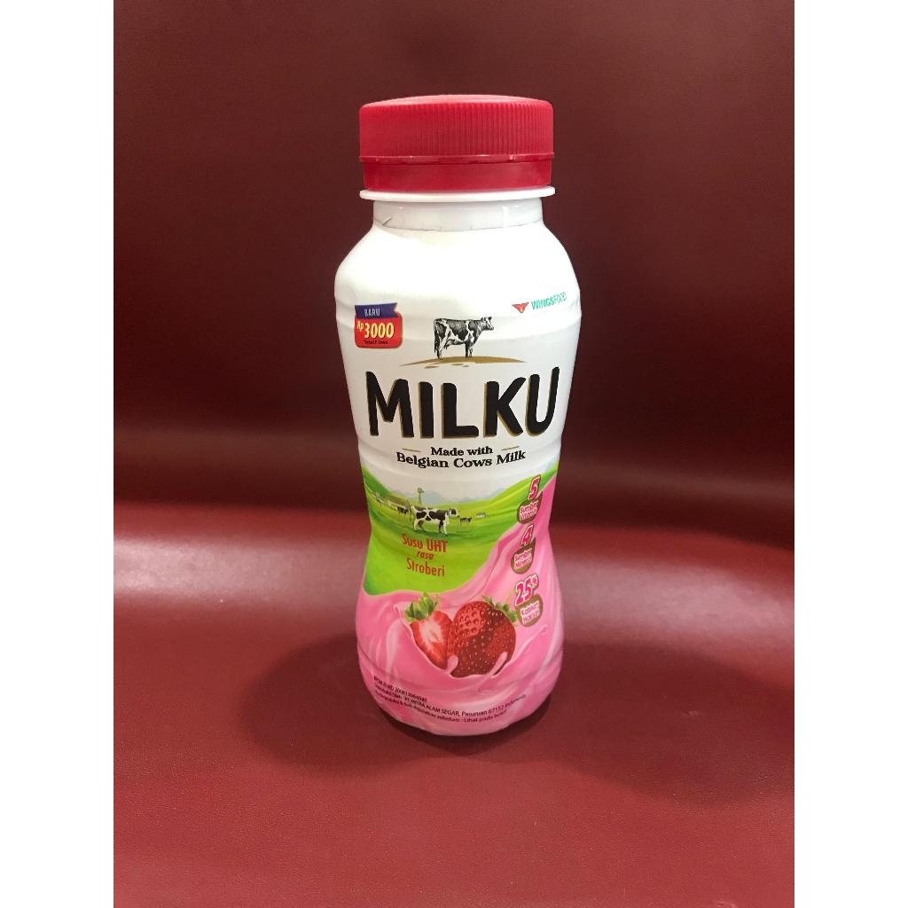 Jual Milku Strawberry 200ml - Minuman Rasa Susu Strawberry | Shopee ...