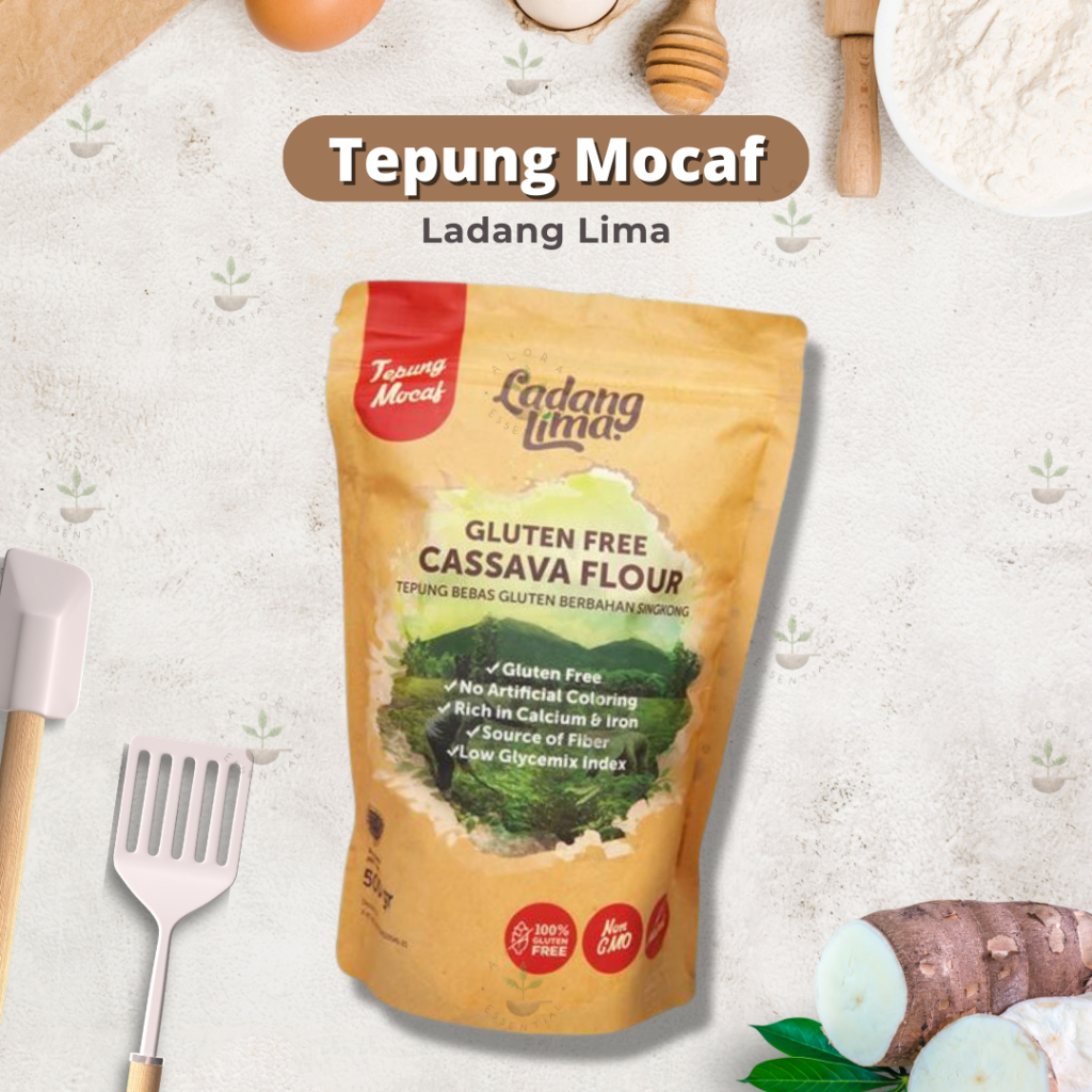 Jual Ladang Lima Tepung Singkong APF 500gr - Tepung Mocaf Mokaf Ladang ...