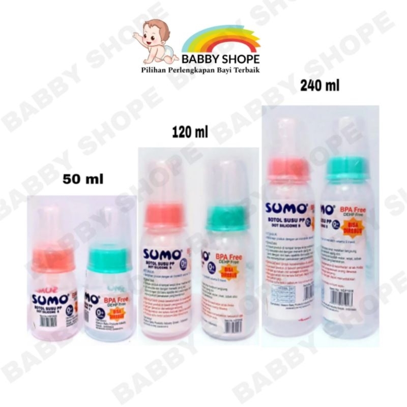 Jual SUMO NINO Dot Susu Bayi - Botol Susu Bayi SUMO NINO uk 50ml/120ml ...