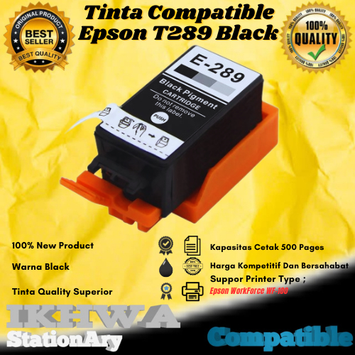 Jual Catridge Tinta Compatible Epson T289 T289 Black = WF100 | Shopee ...