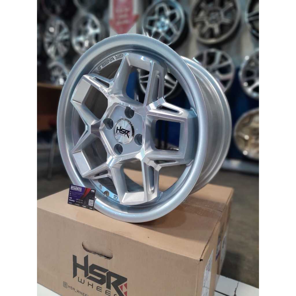 Jual Velg Mobil Racing R16 4X100 Pelek HSR Wasile Ring 16 Lebar 7 Et40 ...