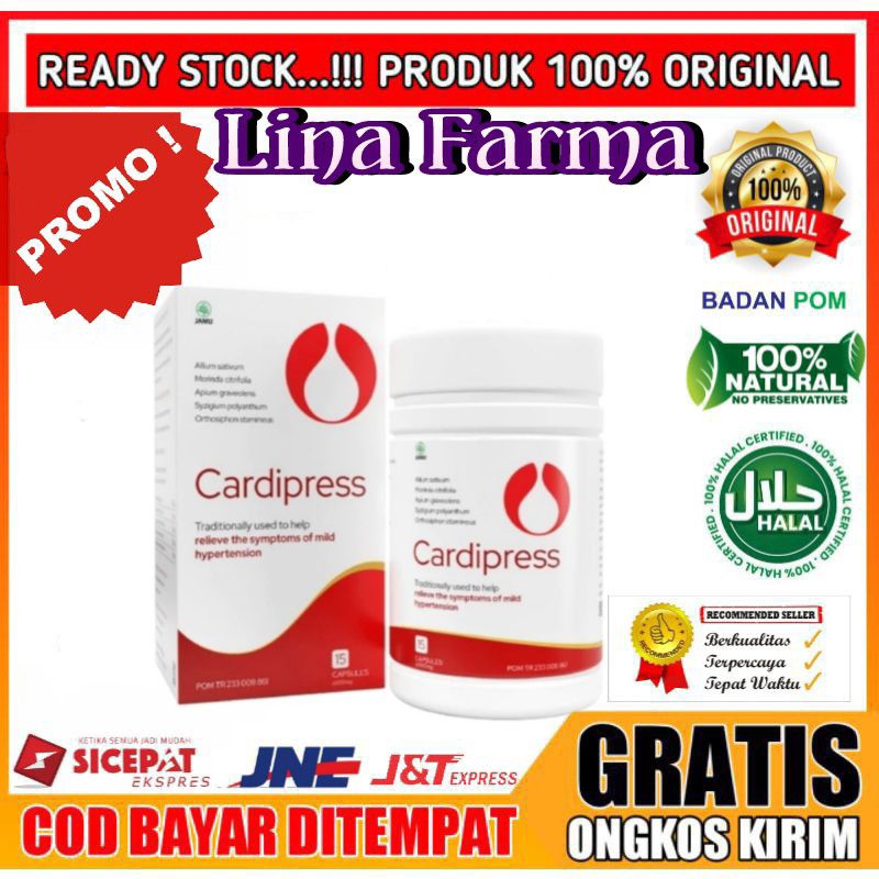 Jual CARDIPRESS ASLI ORIGINAL CARDIPRESS OBAT HIPERTENSI DARAH TINGGI ...