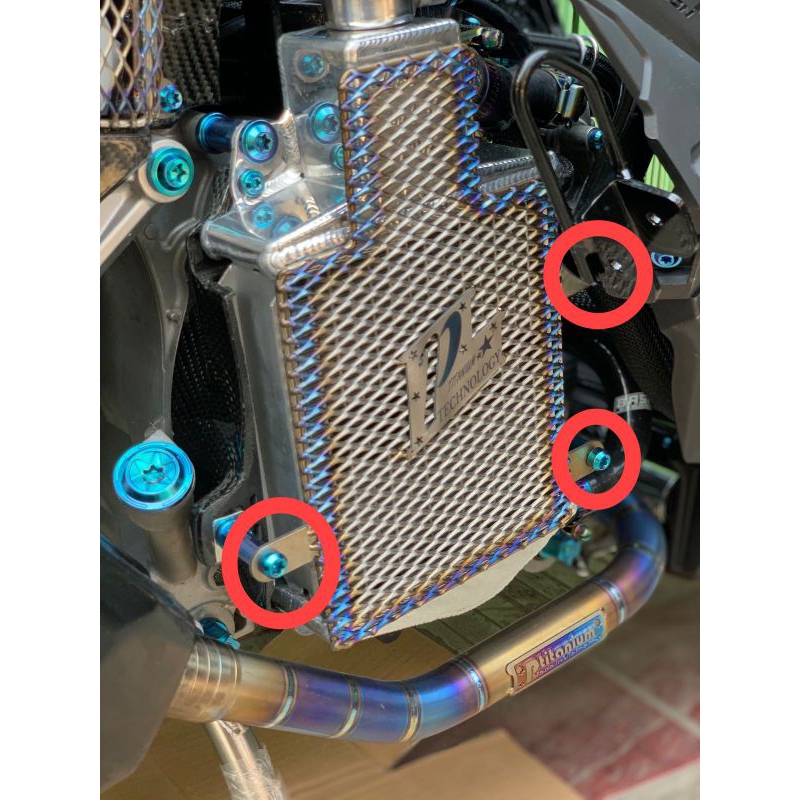 Jual Baut cover radiator vario 125/150 Titanium Vietnam ( 3 biji ...