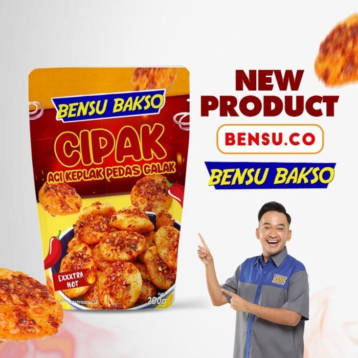 Jual CIPAK (ACI KEPLAK PEDAS GALAK) bensu bakso ruben onsu makanan ...
