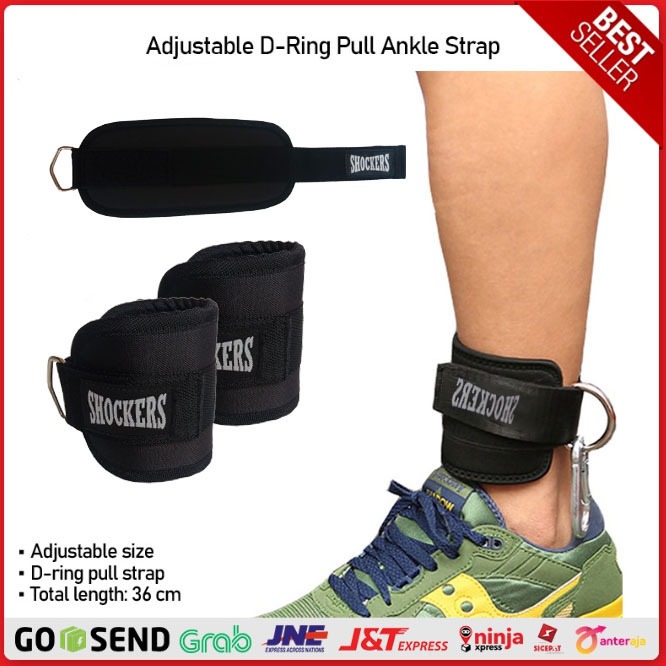 Jual Ankle Strap Gym Shockers (2 PCS) | Strap Kaki Fitness 1 Ring ...