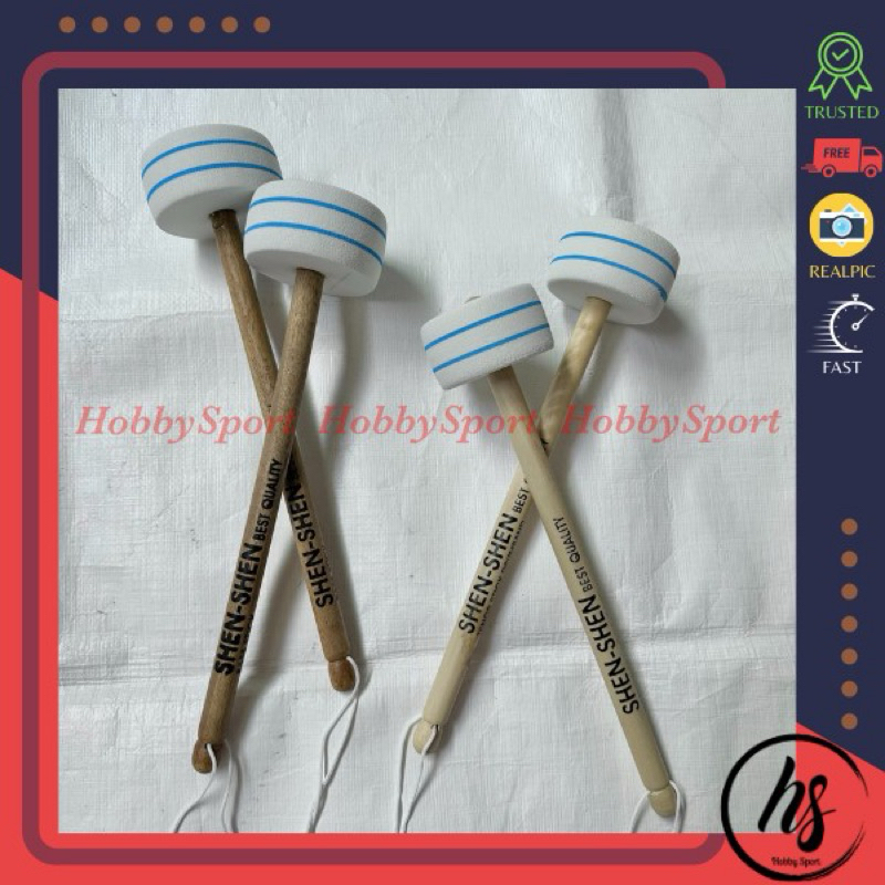 Jual Stick Drum Kayu Shen Shen Alto Tenor Bass Marching Band Stik ...