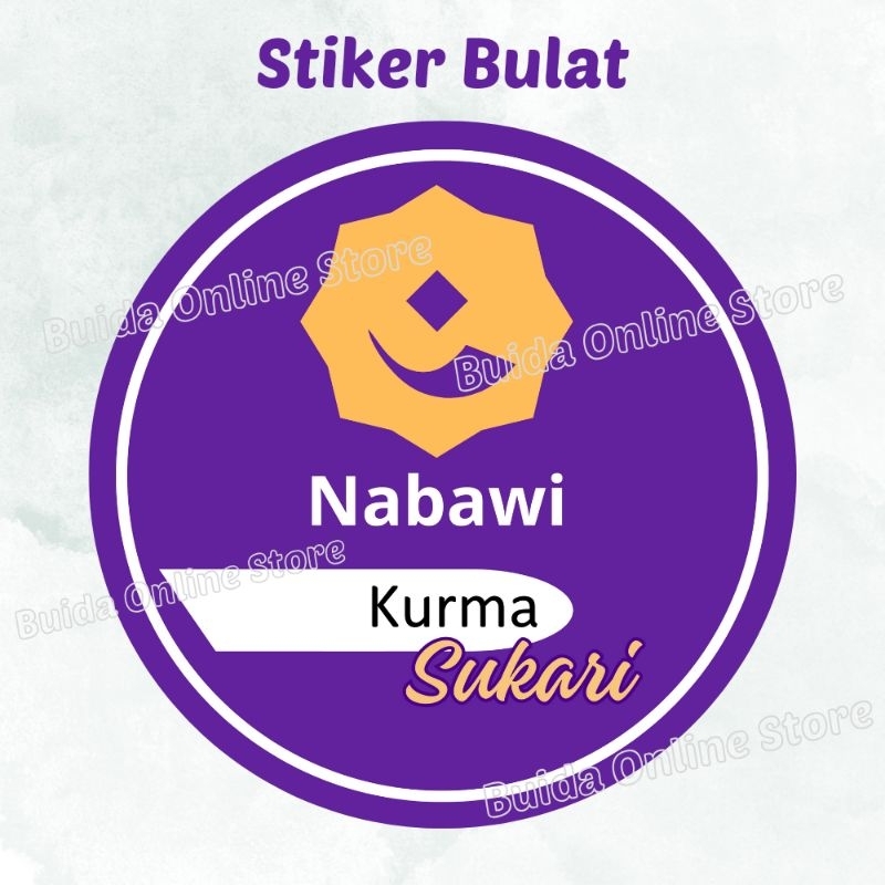 Jual Stiker Sticker Kurma Premium Kacang Arab Fustuk Kismis Ajwa Sukari ...