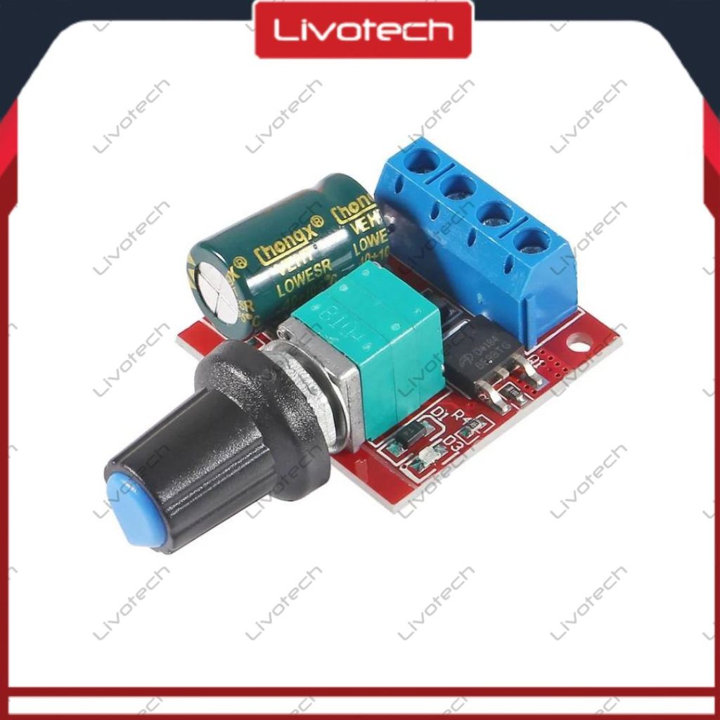 Jual PWM Motor Speed Controller 5A DC 4.5-35V 90W Dimmer Lampu LED Dimer | Shopee Indonesia