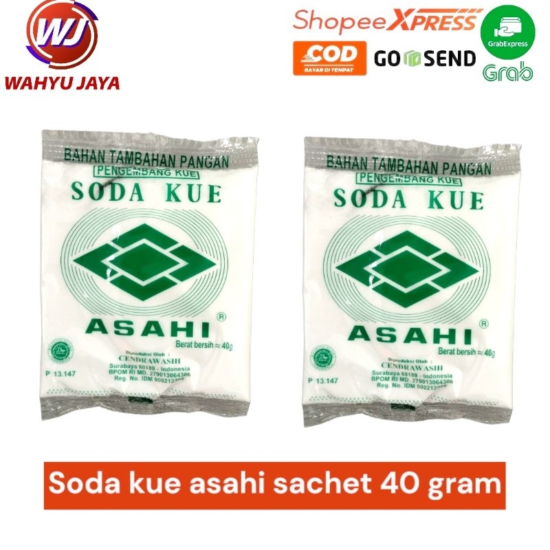 Jual soda kue asahi sachet 40 gram | Shopee Indonesia