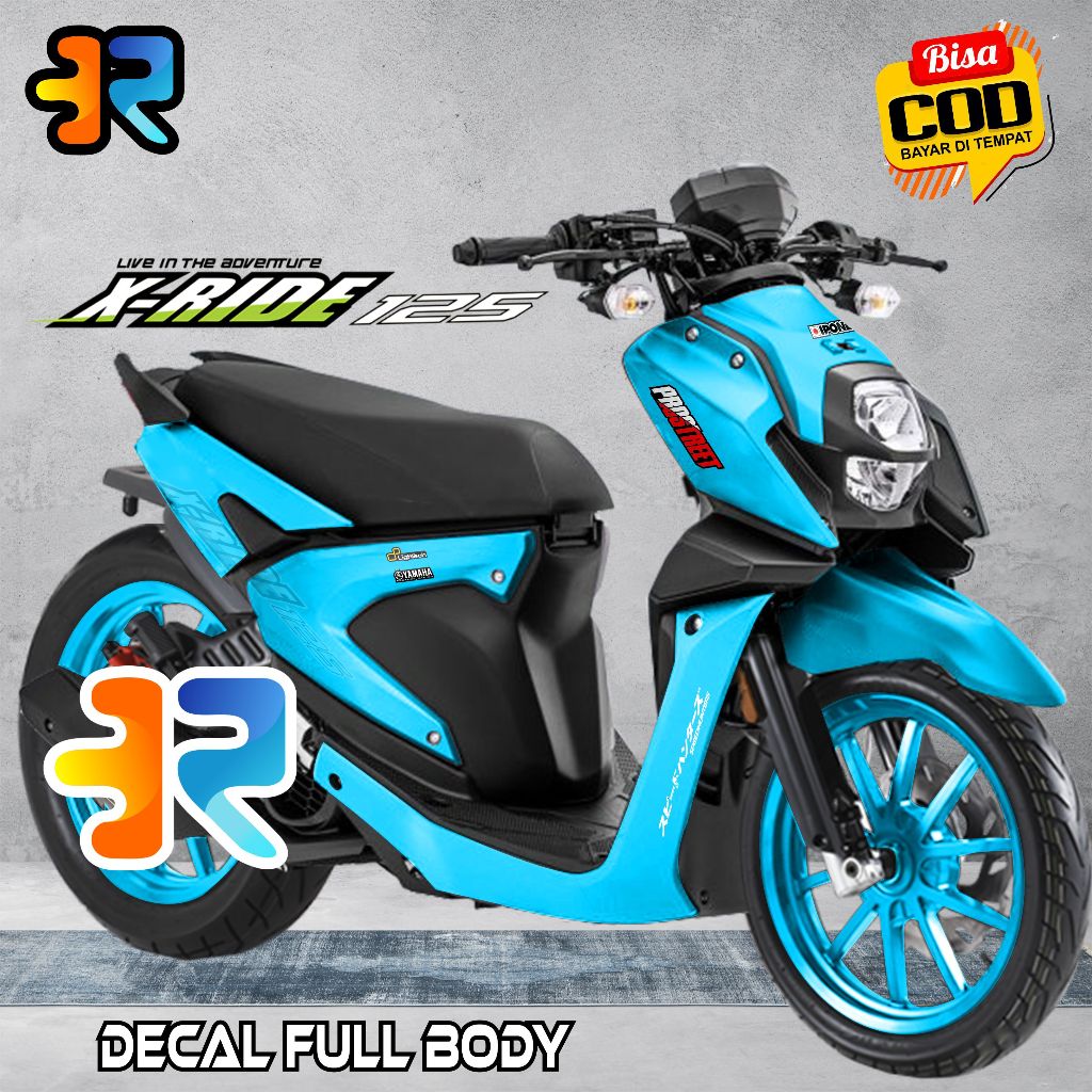 Jual Stiker Decal X Ride 125 Full Body Variasi Desain Polos | Shopee ...