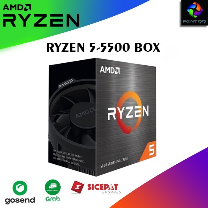 Jual AMD Processor RYZEN 5 - 5500 BOX RYZEN5 | Shopee Indonesia