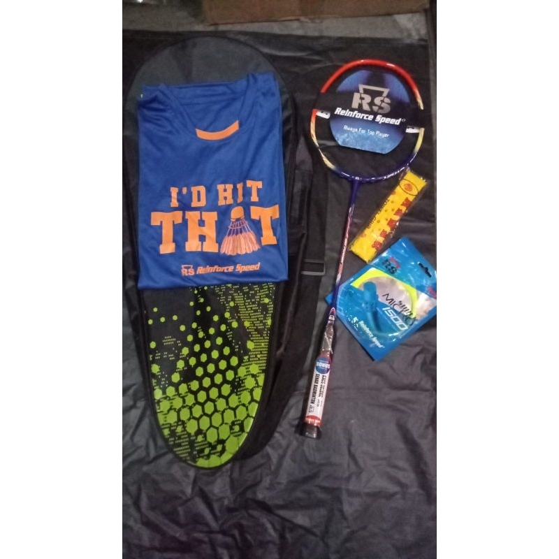 Jual RAKET BADMINTON RS ISO POWER 111 Original Bonus Tas kaos grip dan ...