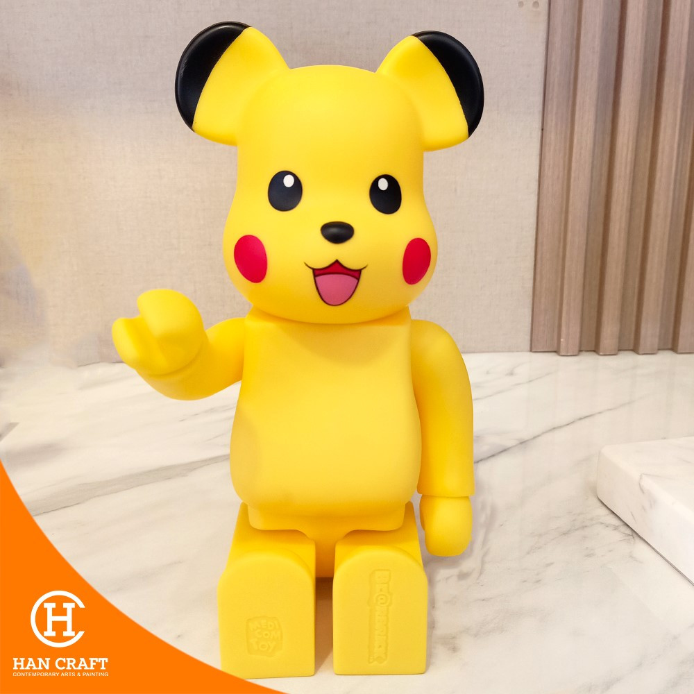 Jual Koleksi Figur Mainan Bearbrick 400% Pokemon Pikachu And Others ...